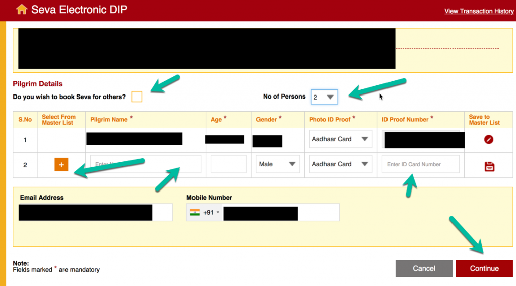 TTD Online Seva Tickets Booking - 10 Easy Steps - Tirumala Info